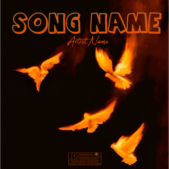 Album Cover :hot butterflies album cover ... Template | PosterMyWall