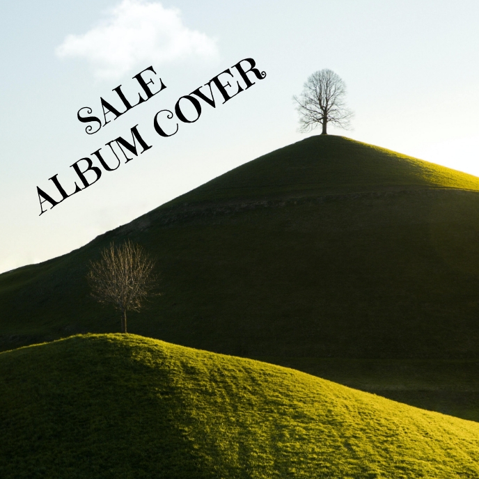 Album cover amd tree and mountain Template | PosterMyWall