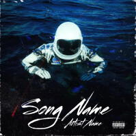 No Friends Gun RAP cover art design template | PosterMyWall