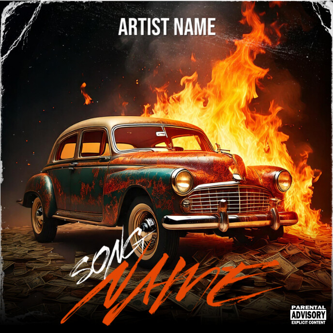 Album Cover Art Template | PosterMyWall