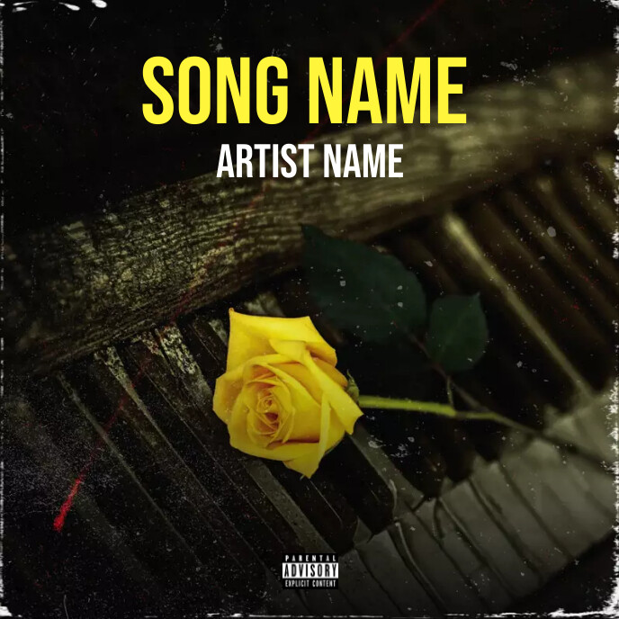 Album Cover Art Template | PosterMyWall