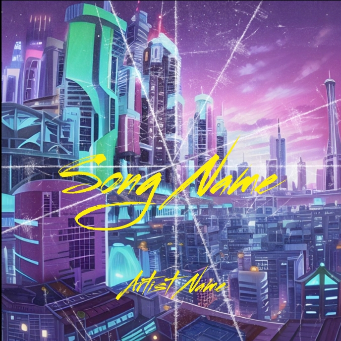 Album Cover Art Template | PosterMyWall