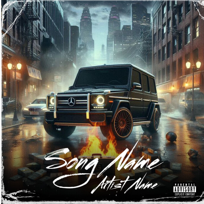 Album Cover Art Template | PosterMyWall