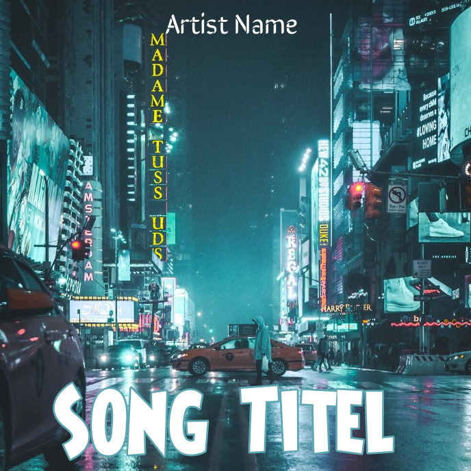 Album Cover Art Template | PosterMyWall