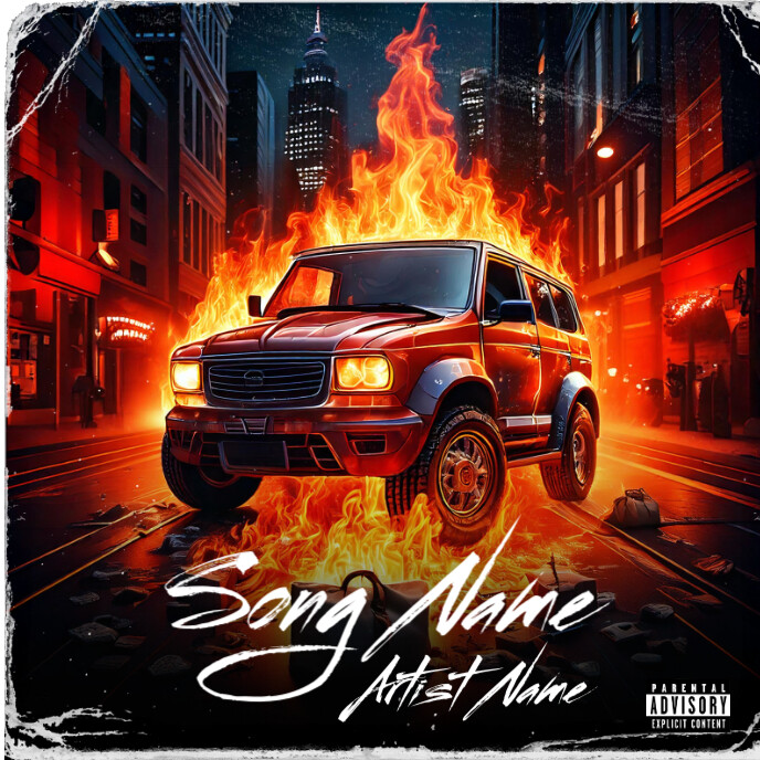 Album Cover Art Template | PosterMyWall