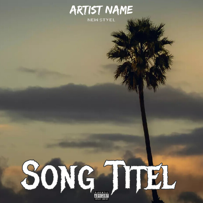 Album Cover Art Template | PosterMyWall