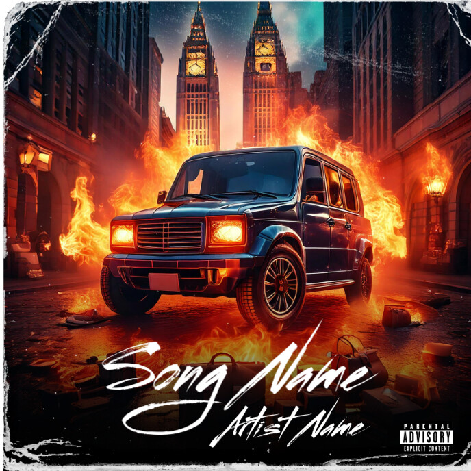 Album Cover Art Template | PosterMyWall