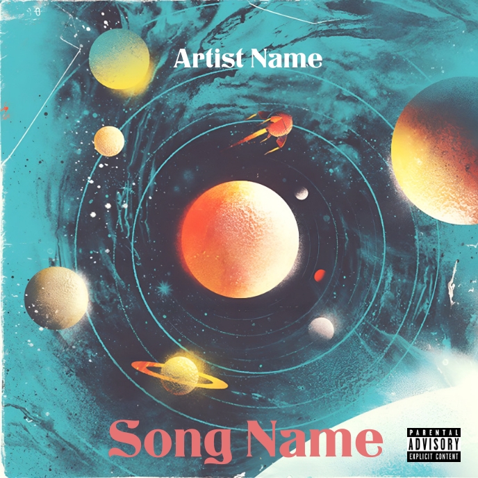 Album Cover Art Template | PosterMyWall