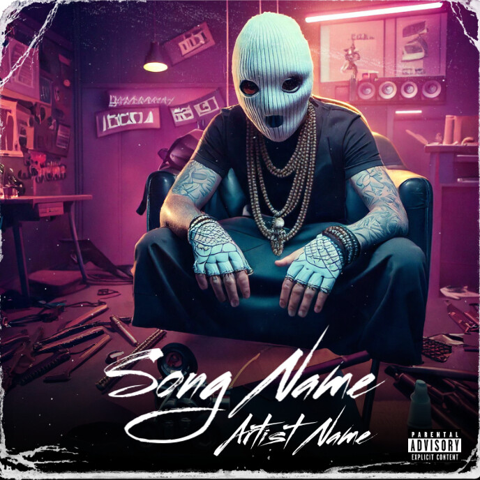 Album Cover Art Template | PosterMyWall