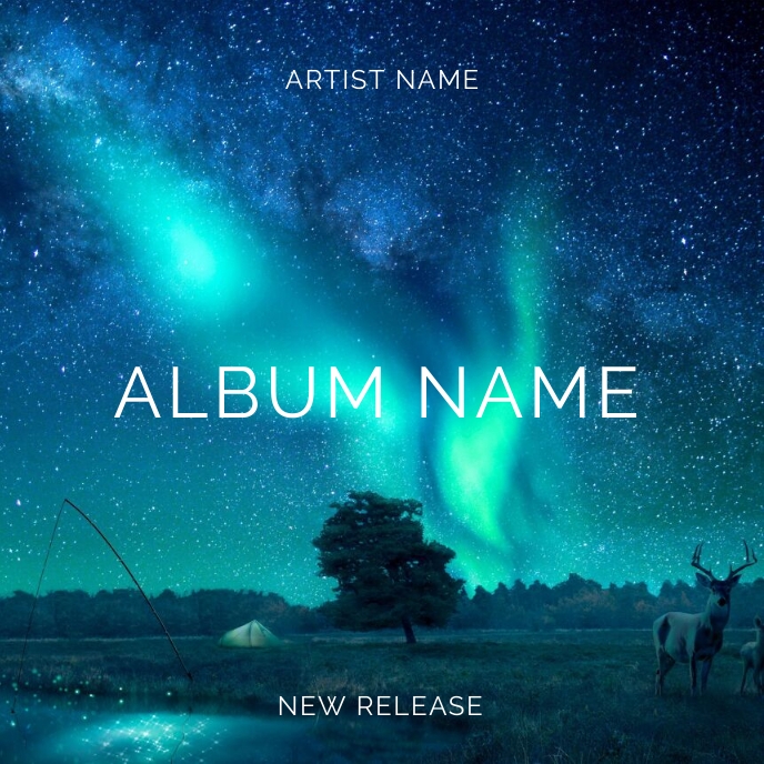 Album Cover Artwork Template | PosterMyWall