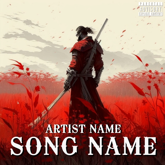 Copia de Album Cover - Calm Samurai | PosterMyWall