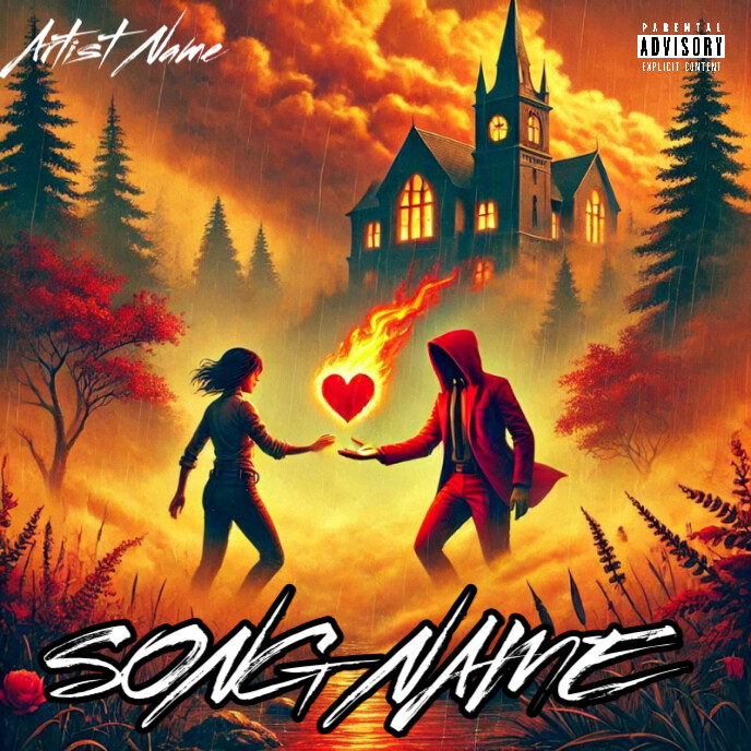 Album Cover Couple Love You Album Cover Template | PosterMyWall