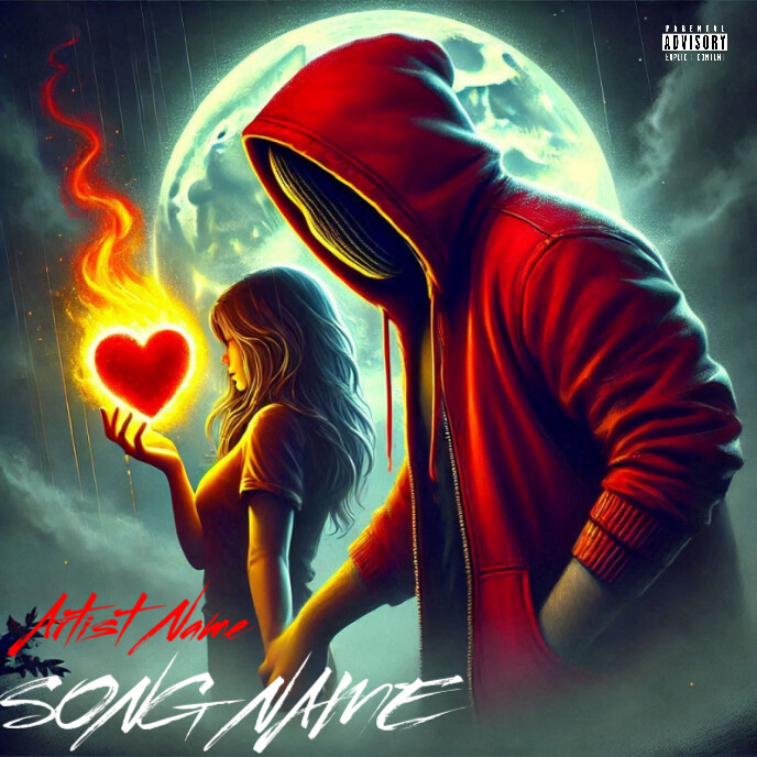 Album Cover Couple Love You Too Album Cover Template | PosterMyWall