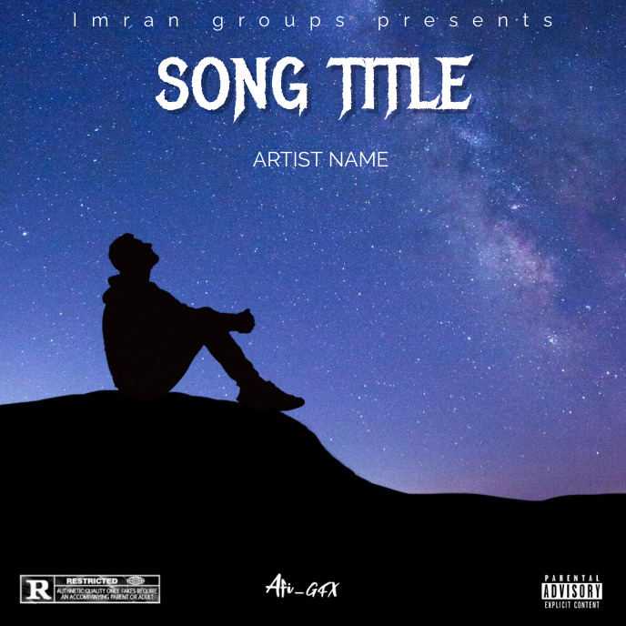 ALBUM COVER Template | PosterMyWall