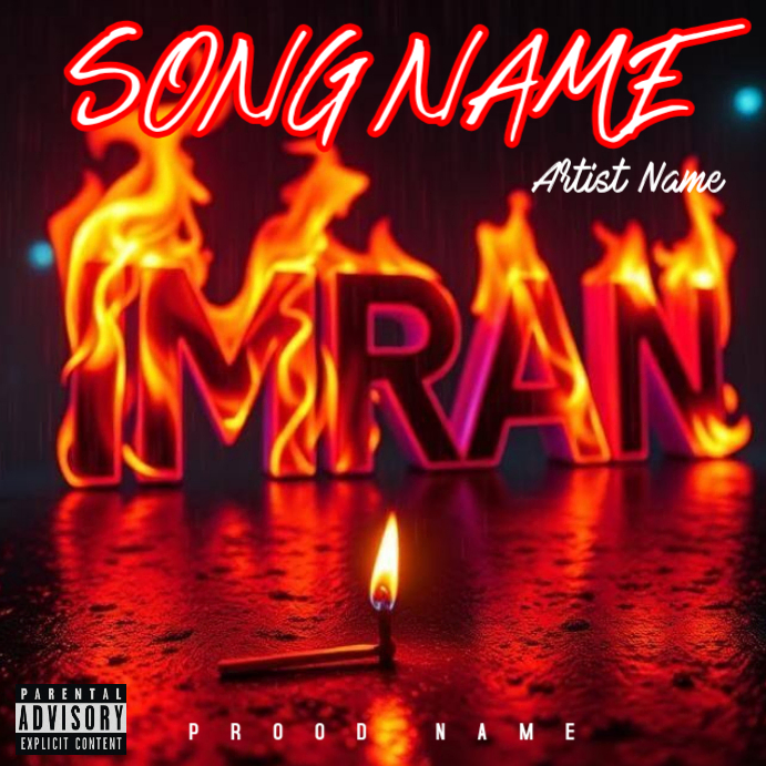 album cover Template | PosterMyWall