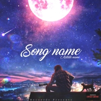 Moon album Cover Design Template | PosterMyWall