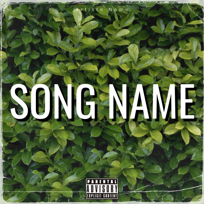 Album Cover Template | PosterMyWall