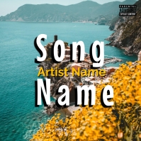 snow ice rap single song album cover template | PosterMyWall