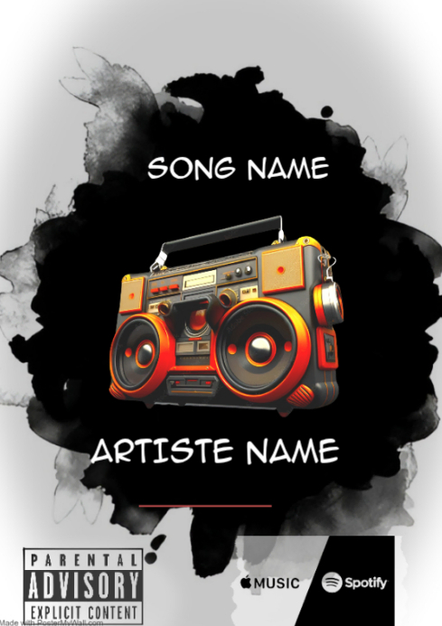 album cover Template | PosterMyWall