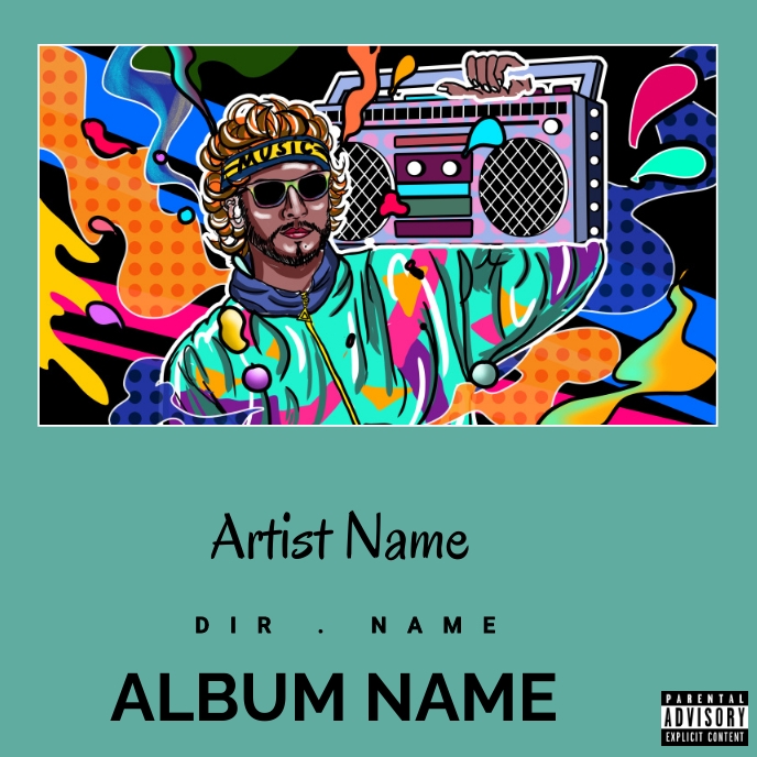 Album cover Template | PosterMyWall