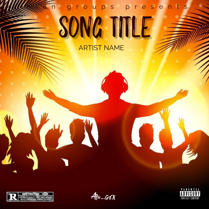 ALBUM COVER Template | PosterMyWall