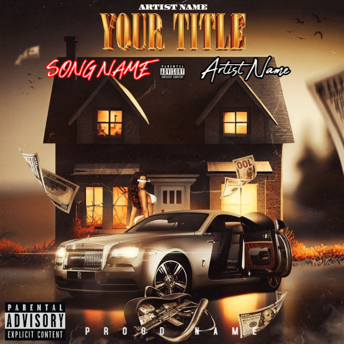 album cover Template | PosterMyWall