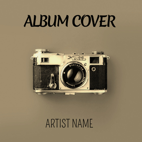 Dark album cover template | PosterMyWall