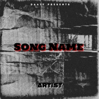 Album cover text mask lightning storm video Template | PosterMyWall