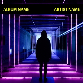 Retro 80s Disco album cover design Template | PosterMyWall