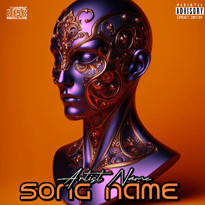 Futuristic Music Album Cover Template | PosterMyWall