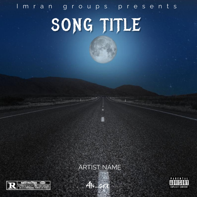 ALBUM COVER Template | PosterMyWall