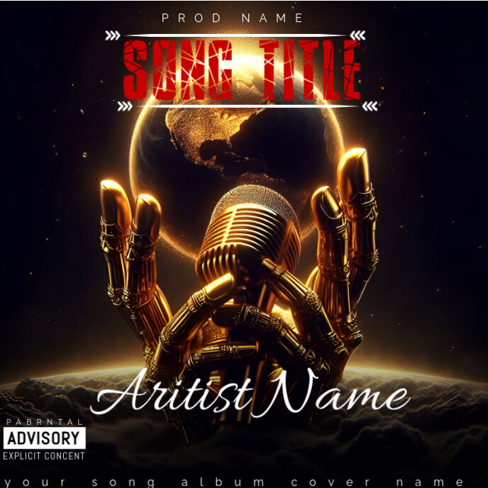 album cover Template | PosterMyWall