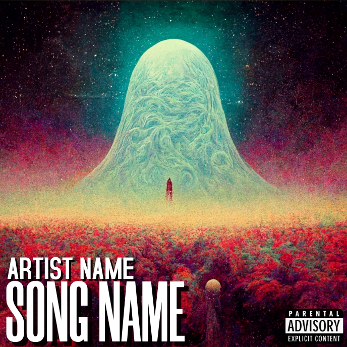 Plantilla de Portada Del álbum de | PosterMyWall