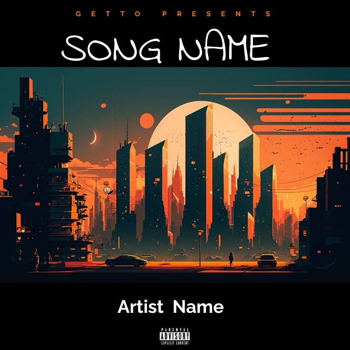 Album Cover Template Postermywall