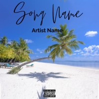 snow ice rap single song album cover template | PosterMyWall