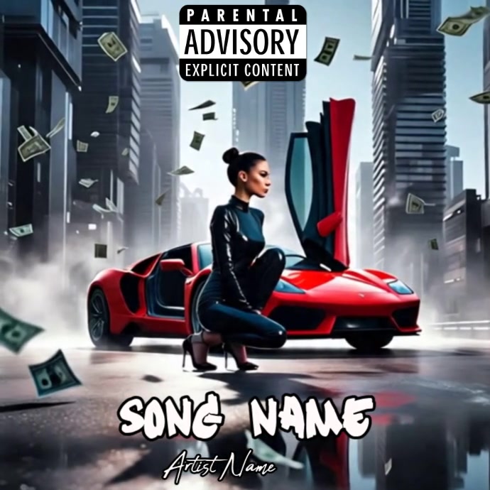 album cover Template | PosterMyWall