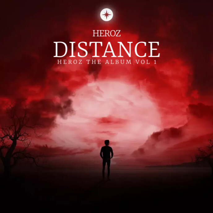 DISTANCE Album Cover Template | PosterMyWall