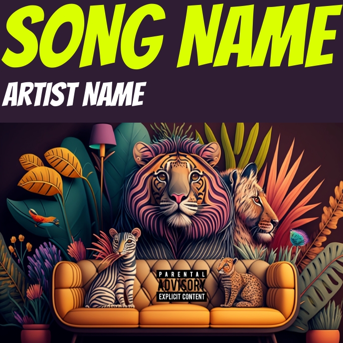 Album cover Template | PosterMyWall