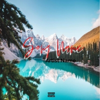 snow ice rap single song album cover template | PosterMyWall