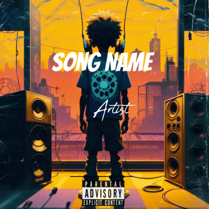 album cover Template | PosterMyWall