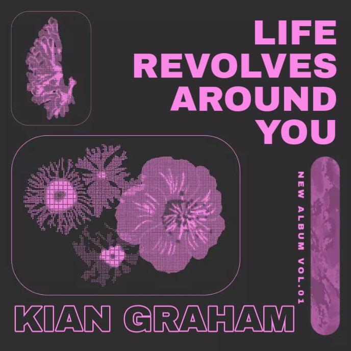 Copy of LIFE REVOLVES AROUND YOU Album Cover | PosterMyWall