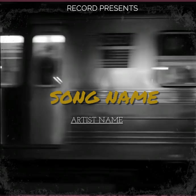 ALBUM COVER Template | PosterMyWall