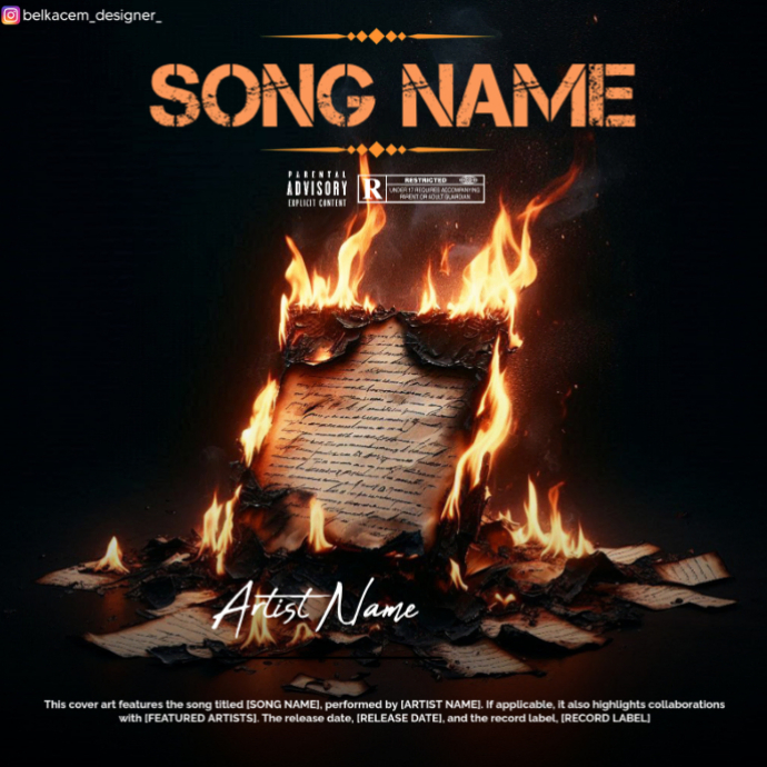 album cover Template | PosterMyWall