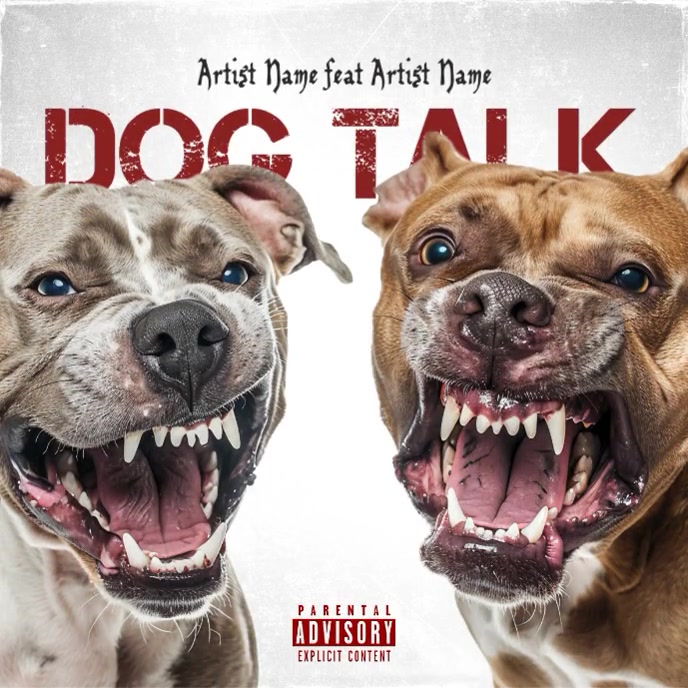 Album Cover Dog Обложка Альбома Template | PosterMyWall