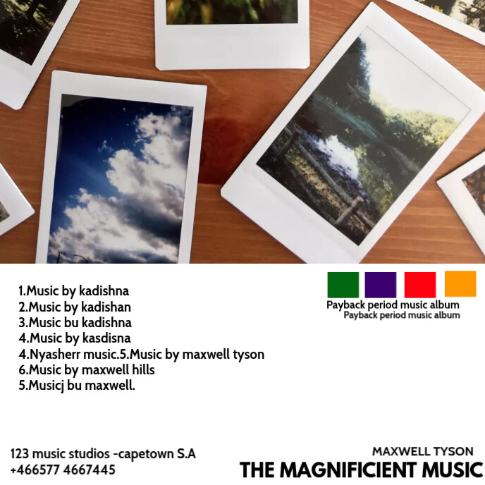 album cover flyer (1) Template | PosterMyWall