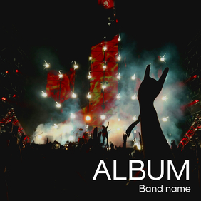 Album cover flyer template | PosterMyWall