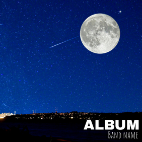 Moon album cover Template | PosterMyWall