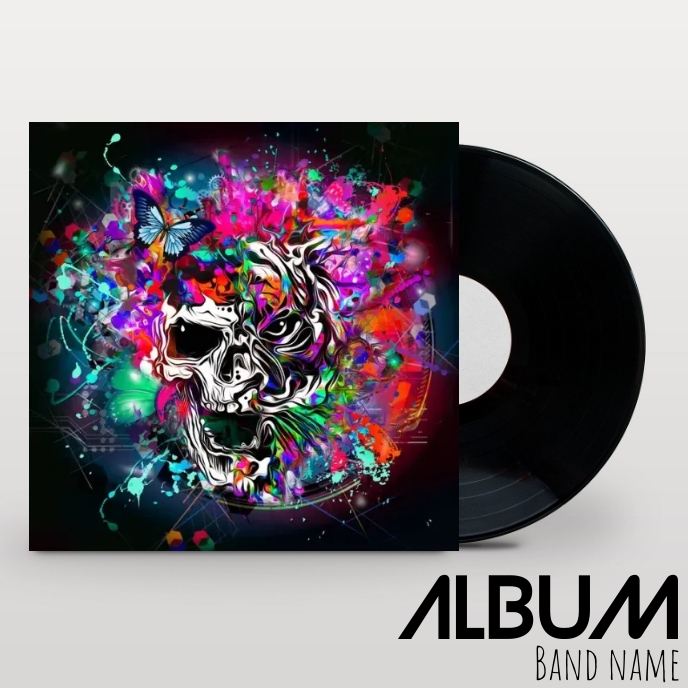 Album cover flyer template | PosterMyWall