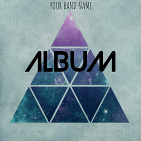 Techno Triangle Album cover Template | PosterMyWall