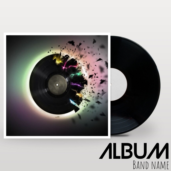 Album cover flyer template | PosterMyWall